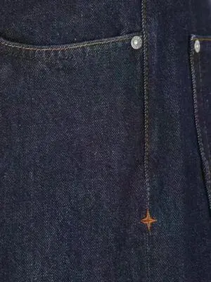Stone Island Star-motif Jeans - Vj201 Blue Rinse