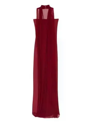 ATU BODY COUTURE Halterneck Side-slit Gown