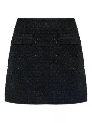 GESTUZ Tweed Mini Skirt