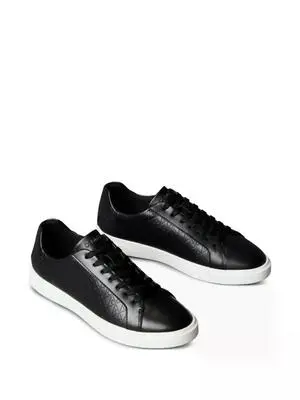 Calvin Klein Logo-debossed Leather Sneakers