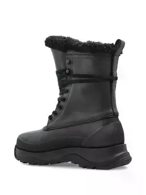 Canada Goose Fur-trim Lace-up Boots