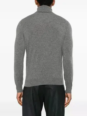 KANGRA Long-sleeve Roll-neck Sweater - Grey