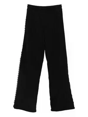 BENJAMIN BENMOYAL Lace-trim Track Pants