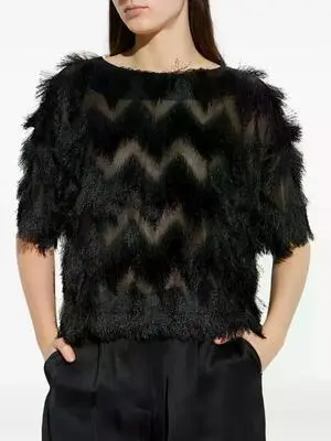 Munthe Rossi Fringed Blouse