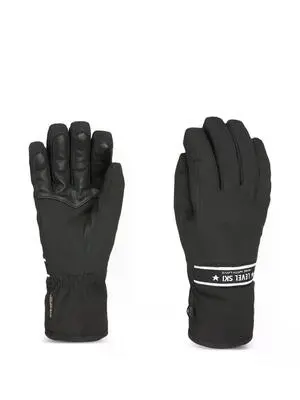 LEVEL Logo-detailing Gloves - Black