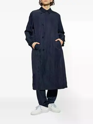 Giorgio Armani Ruched Trench Coat
