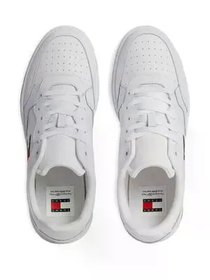 Tommy Hilfiger Perforated-detail Low Top Sneakers - White