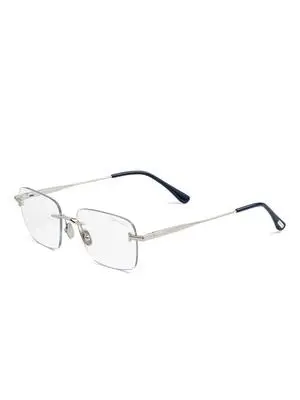 TOM FORD Rimless Rectangle Glasses - Silver