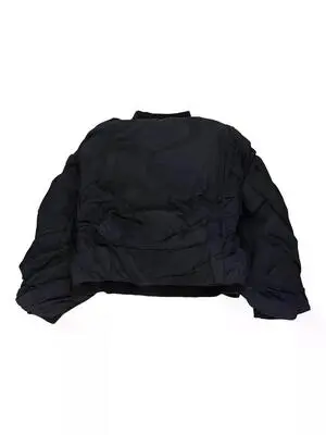 WHO DECIDES WAR BY EV BRAVADO Draped Bomber Jacket