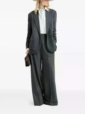 Brunello Cucinelli Mélange-effect Trousers