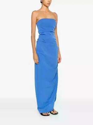 Sir The Label Sol Strapless Draped Maxi Dress