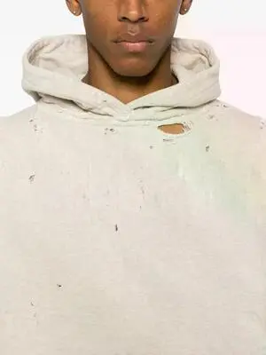 KURO Distressed-effect Hoodie
