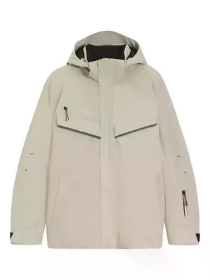 BOSS Hooded Ski Jacket With Pockets - Neutrals