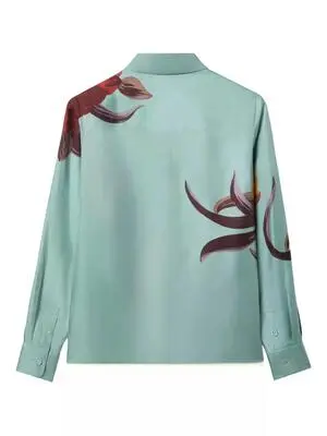 La DoubleJ Floral Print Shirt - Blue