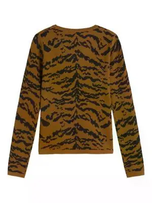 Essentiel Antwerp Animal Print Long Sleeve Top