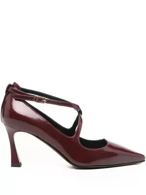 JULIE DEE 75mm Criss-cross Strap Pumps
