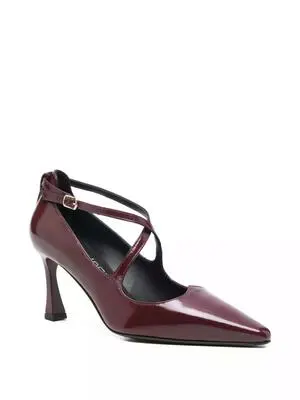 JULIE DEE 75mm Criss-cross Strap Pumps