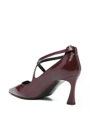 JULIE DEE 75mm Criss-cross Strap Pumps