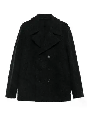 Harris Wharf London Double-breasted Wool Pea Coat