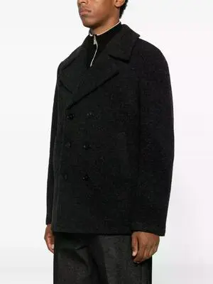 Harris Wharf London Double-breasted Wool Pea Coat