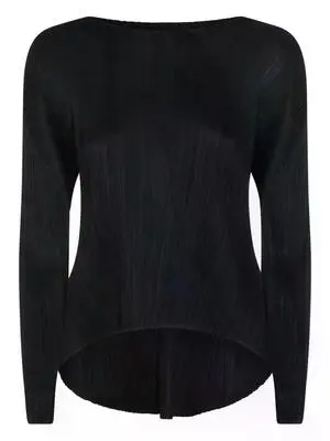 Pleats Please Issey Miyake Long Sleeve Blouses