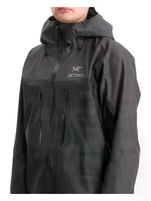 Arc'teryx Alpha Hooded Zip-up Jacket - Grey