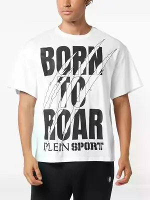 PLEIN SPORT Print Crew-neck T-shirt