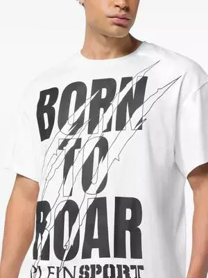 PLEIN SPORT Print Crew-neck T-shirt