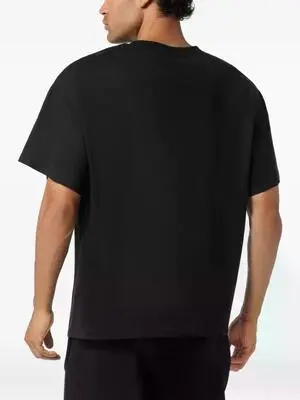 PLEIN SPORT Logo-print Round-neck T-shirt - Black