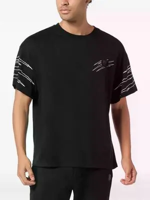 PLEIN SPORT Scratch-detail T-shirt