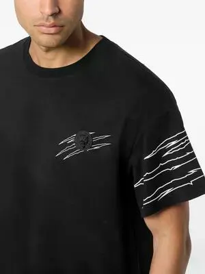 PLEIN SPORT Scratch-detail T-shirt