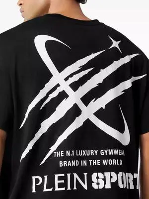 PLEIN SPORT Scratch-print T-shirt