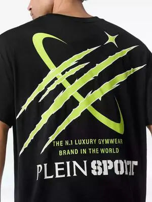 PLEIN SPORT Scratch-print T-shirt