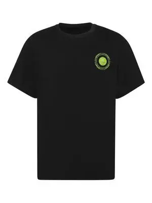 PLEIN SPORT Back-logo Circular-plaque T-shirt