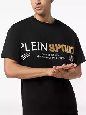 PLEIN SPORT Logo-print Round-neck T-shirt