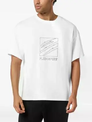 PLEIN SPORT Outline Scratch Logo T-shirt