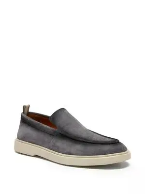 Officine Creative Bones Suede Loafers - Grey