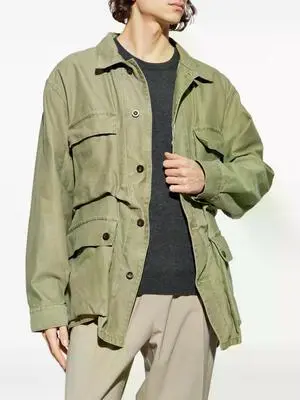 MAISON MARGIELA Buttoned Jacket With Multiple Pockets