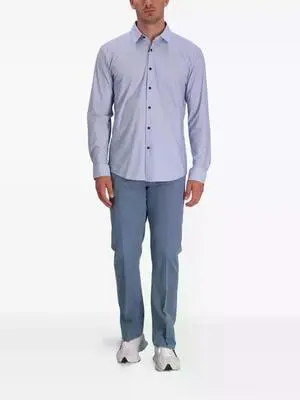 Emporio Armani Cotton Pants - Blue