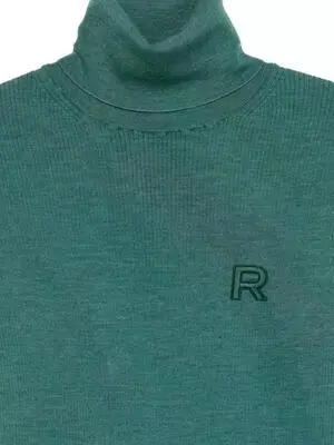 Rochas Logo-patch Turtleneck Top
