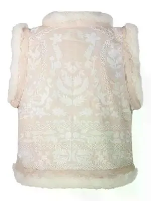 Antik Batik Embroidered Shearling Gilet