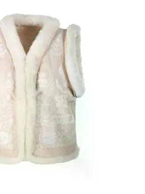 Antik Batik Embroidered Shearling Gilet