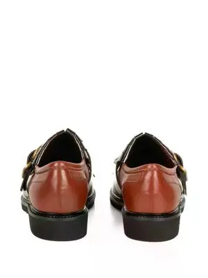 VIOLA RICCI Fringed-buckle Loafers