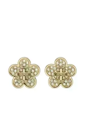 Tory Burch Forget Me Not Stud Earrings - Gold