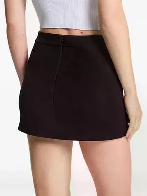 Michael Kors Panelled Wool Mini Skirt