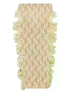 SELF-PORTRAIT Lace Cut-out Midi Skirt