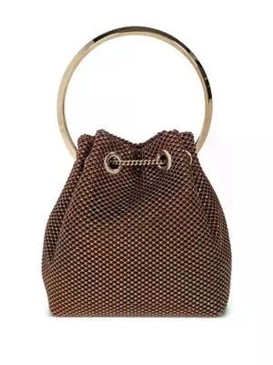 JIMMY CHOO Bon Bon Shimmering-mesh Handbag