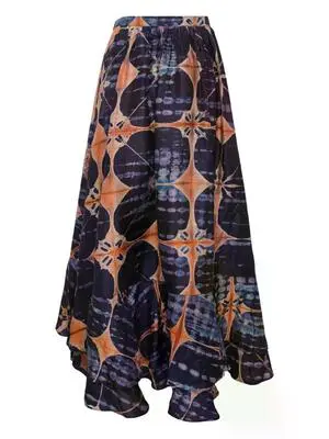 Ulla Johnson Mae Printed Skirt - Blue