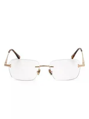 TOM FORD Rectangle Glasses - Gold