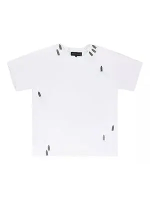 WHO DECIDES WAR BY EV BRAVADO Hardware Short-sleeve T-shirt - White